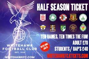Ticket Home | Whitehawk FC Shop