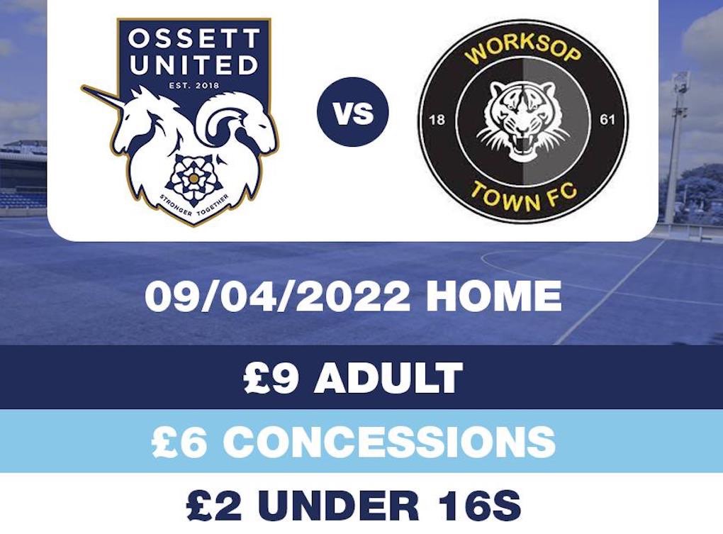 Ossett United v Worksop Town | Worksop Town FC | Northern Premier ...